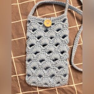 Handmade | Bags | Handmade Crochet Phone Pouch | Poshmark